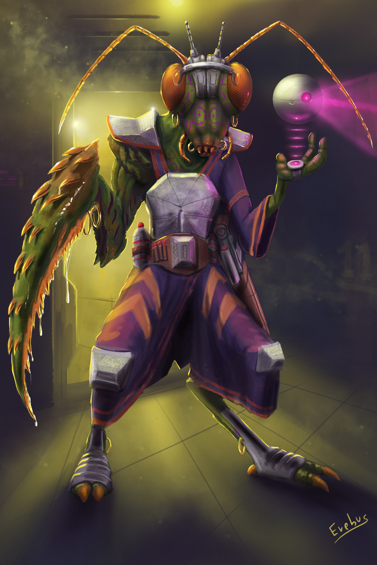 Alien commander - The Art of Erebus