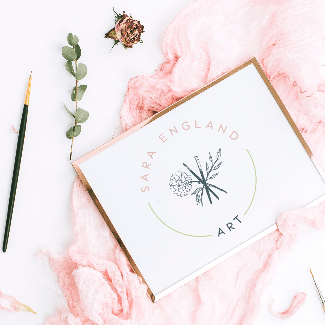 Sara England Art Logo Design | Erica Neubauer | Macon Georgia