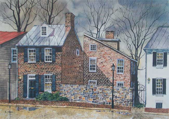 Fairfax Street – Eric Mohn Watercolors