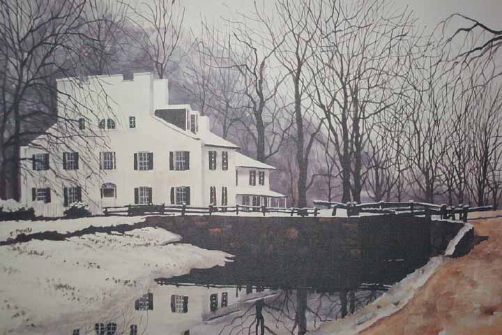 Great Falls Tavern – Eric Mohn Watercolors