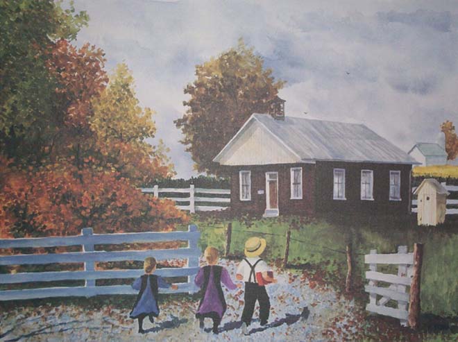 Late for School – Eric Mohn Watercolors