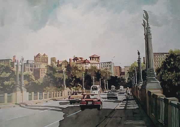 Lion Bridge – Eric Mohn Watercolors