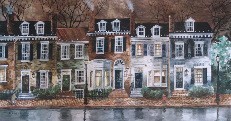 Second Street – Eric Mohn Watercolors