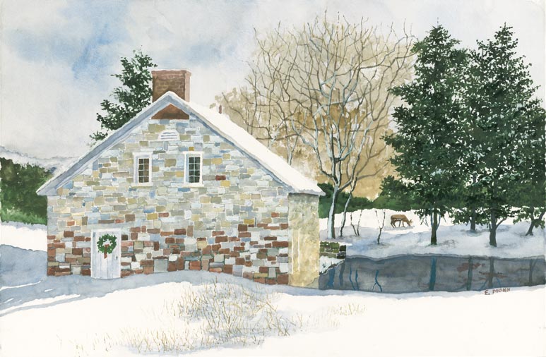 Mill Pond – Eric Mohn Watercolors