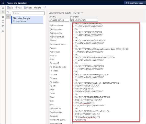 ZPL Label Design and D365 F&O Integration - ERP Cloud Blog