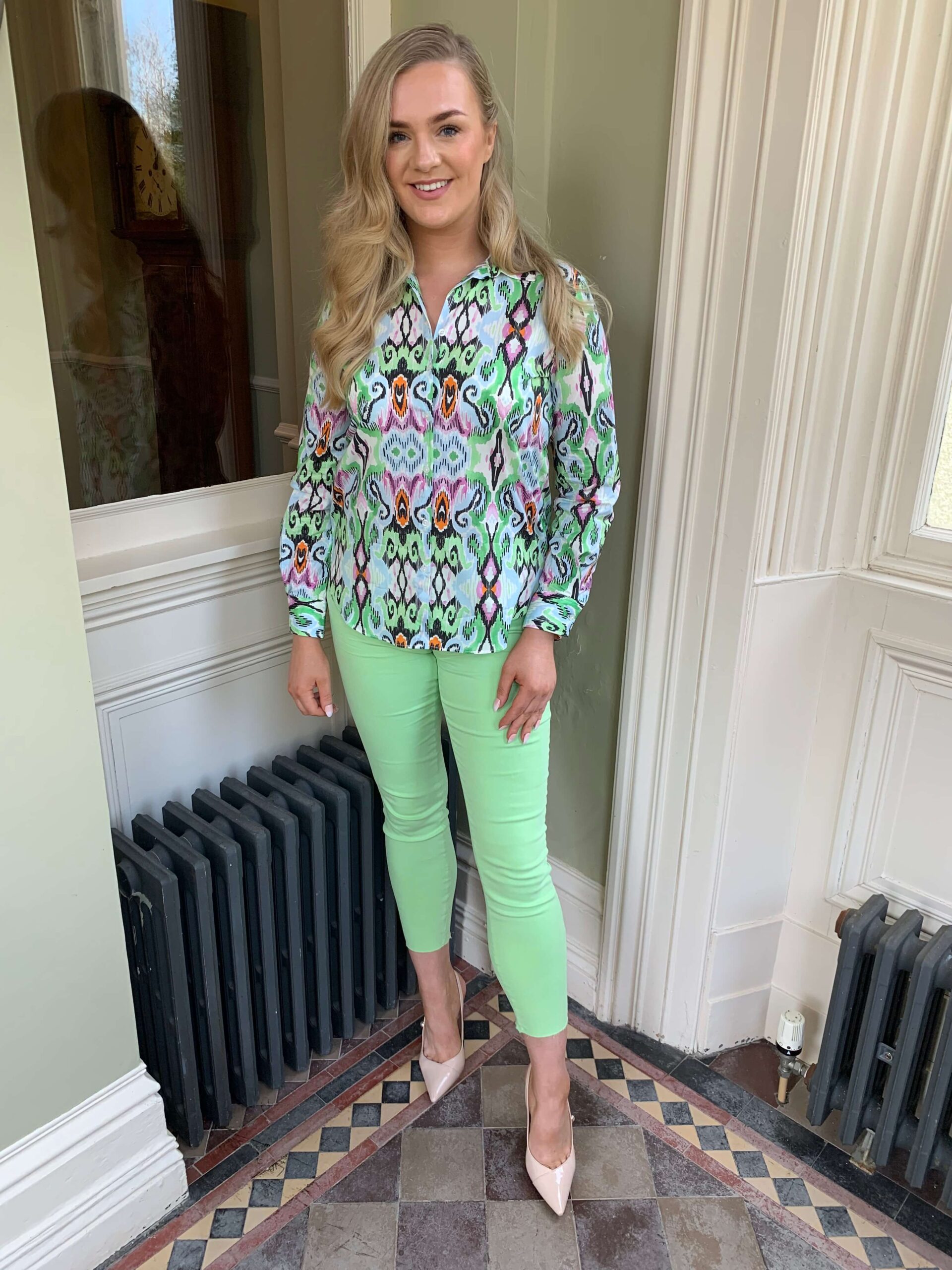 Mos Mosh Summer Power Pants in Arcadian Green | Erre Esse Boutique