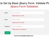 Javascript Jquery Tutorial Errorsolutioncode
