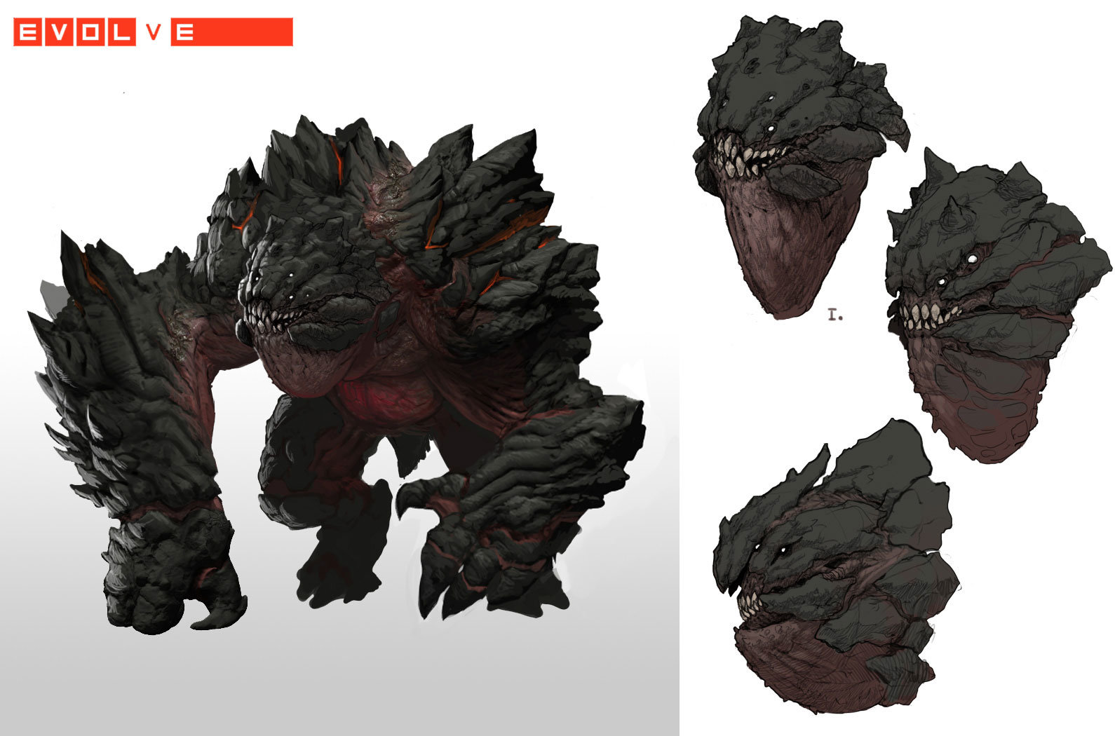 Evolve Creature Concept Art by Stephen Oakley | #119 - Escape The Level