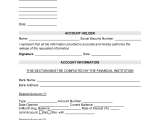 Free Bank Verification Form Pdf Word
