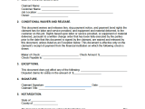 Conditional Lien Waiver Template Word