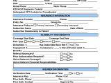 Insurance Verification Form At Tracy Macias Blog