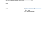 Acknowledgement Statement Samples 40 Free Notary Acknowledgement Riset