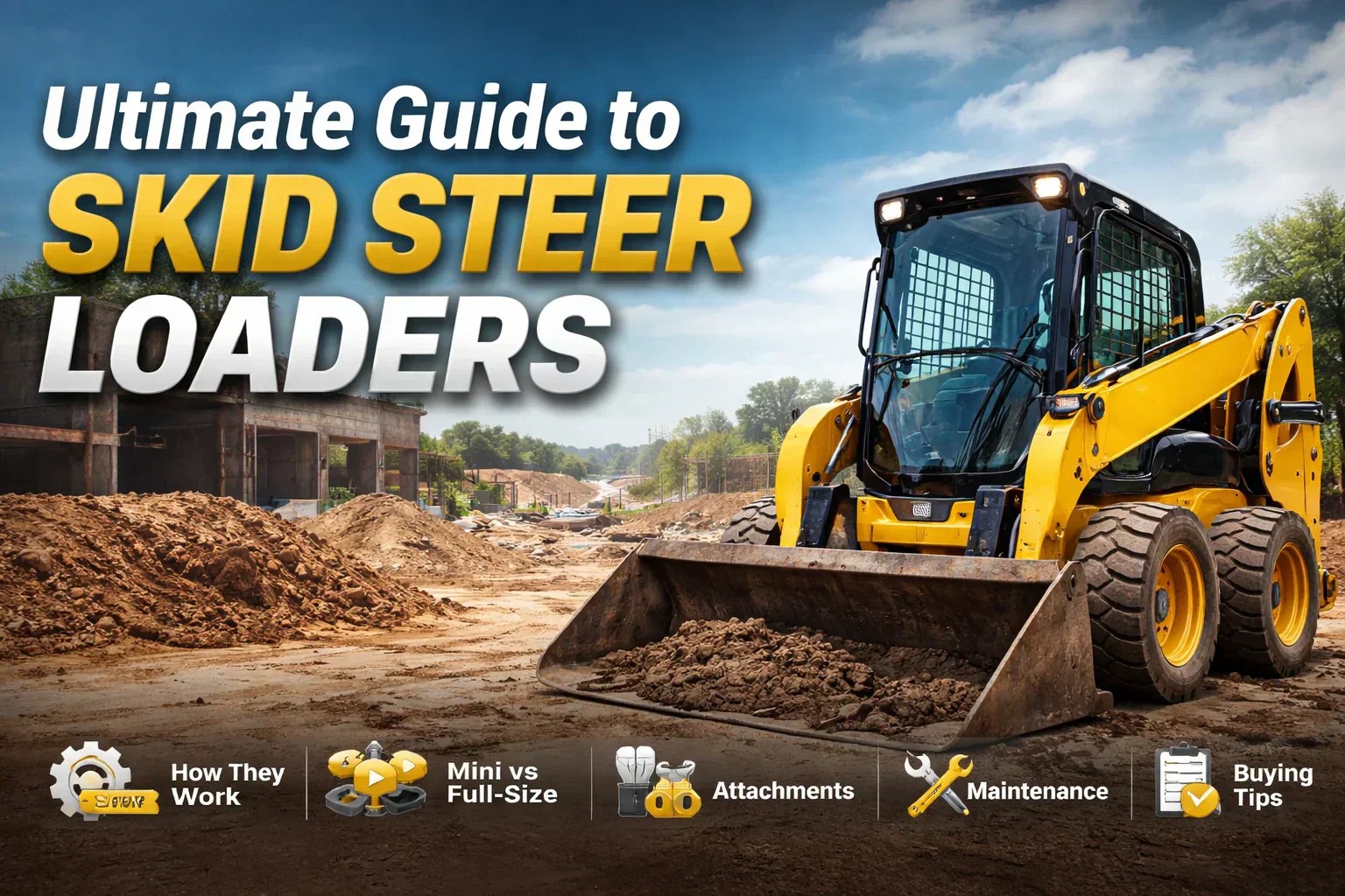 The Ultimate Guide To Skid Steer Loaders Definition Uses Selection