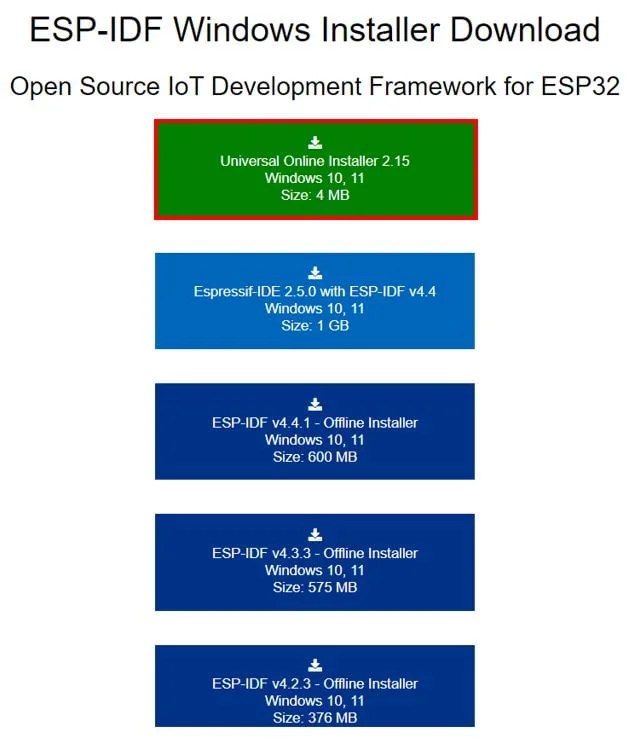 Install ESP32 ESP-IDF on Windows and Integrate with VS code
