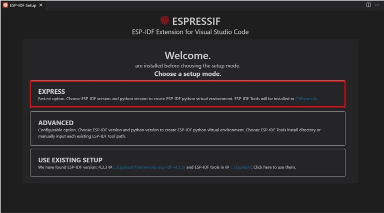 Install ESP32 ESP-IDF on Windows and Integrate with VS code