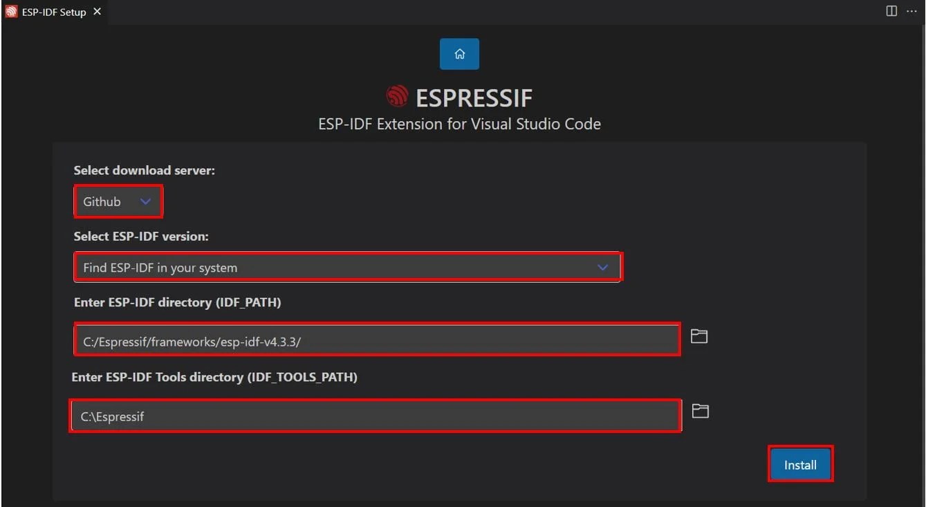 Install ESP32 ESP-IDF on Windows and Integrate with VS code