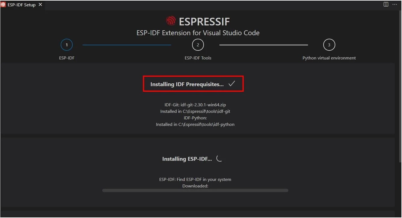Install ESP32 ESP-IDF on Windows and Integrate with VS code