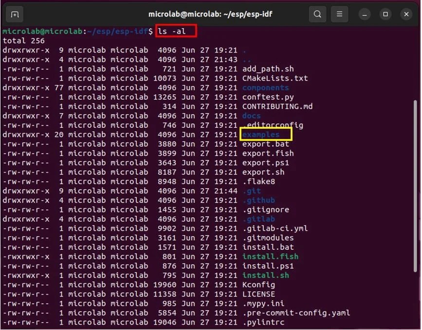 Install ESP32 ESP-IDF on Linux Ubuntu