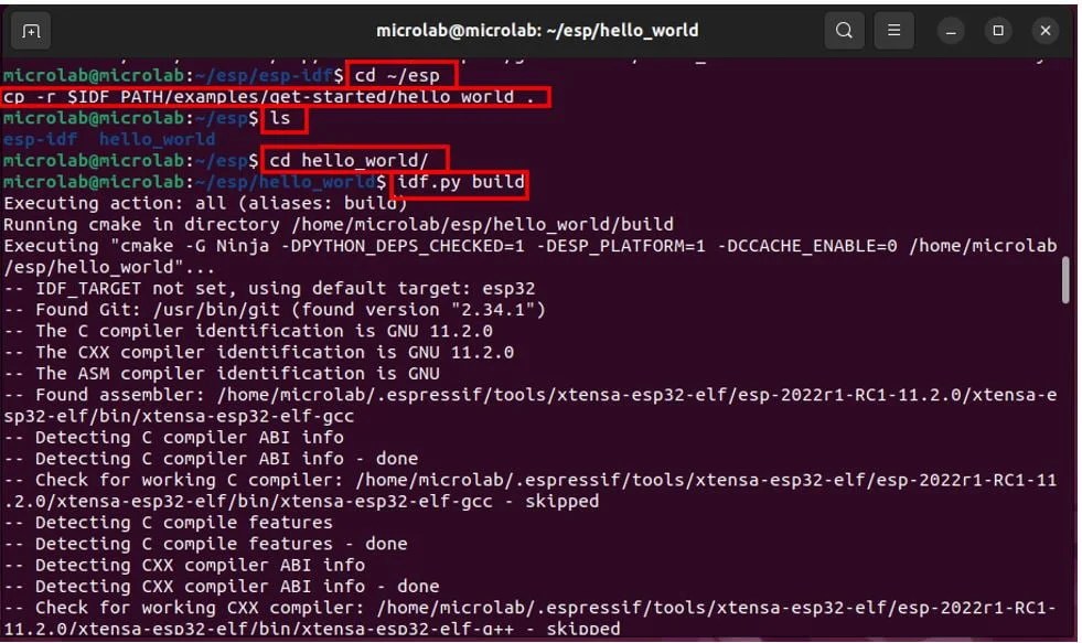 Install ESP32 ESP-IDF on Linux Ubuntu