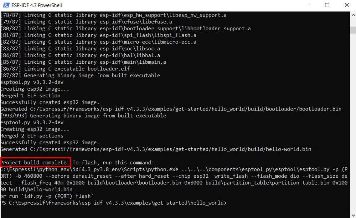 Install ESP32 ESP-IDF on Windows and Integrate with VS code