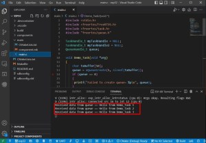 ESP32 ESP-IDF FreeRTOS Queue Tutorial