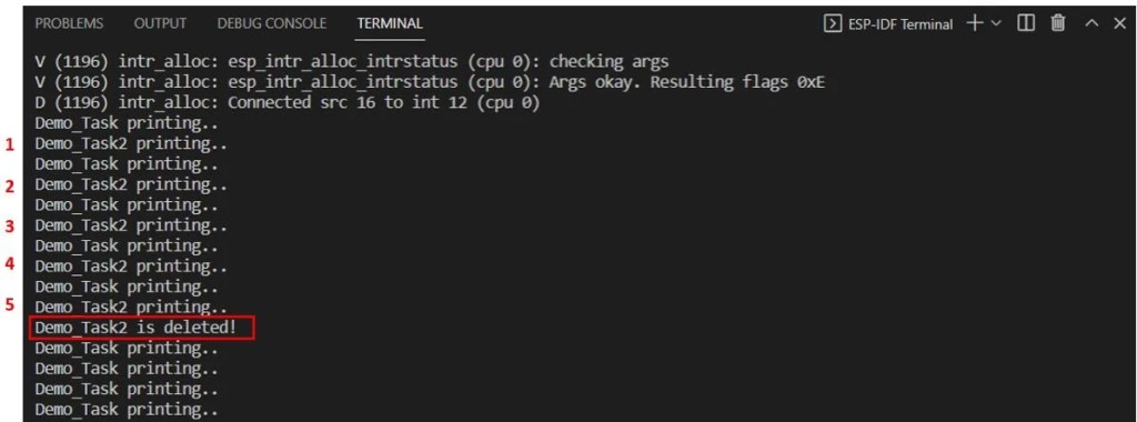 ESP32 ESP-IDF FreeRTOS Tutorial: Learn to Create Tasks