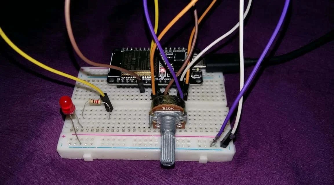 ESP32 PWM ESP-IDF LED Brightness Control Example
