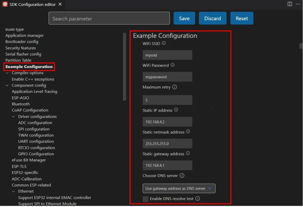 ESP32 Static/Fixed IP Address using ESP-IDF