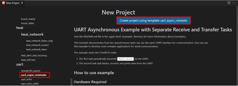 ESP32 UART Communication using ESP-IDF