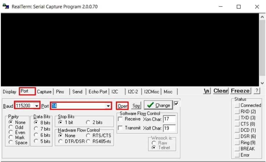 ESP32 UART Communication using ESP-IDF