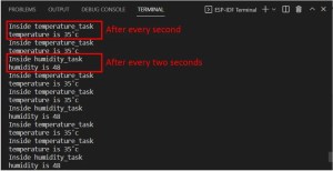 ESP32 FreeRTOS Mutex Semaphore using ESP-IDF