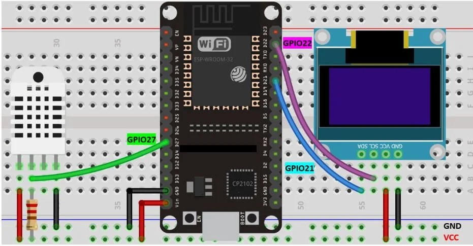Interface DHT22 with ESP32 using ESP-IDF