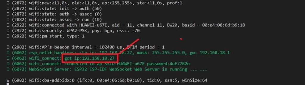 Esp32 Esp Idf Websocket Web Server With Toggle Led Example