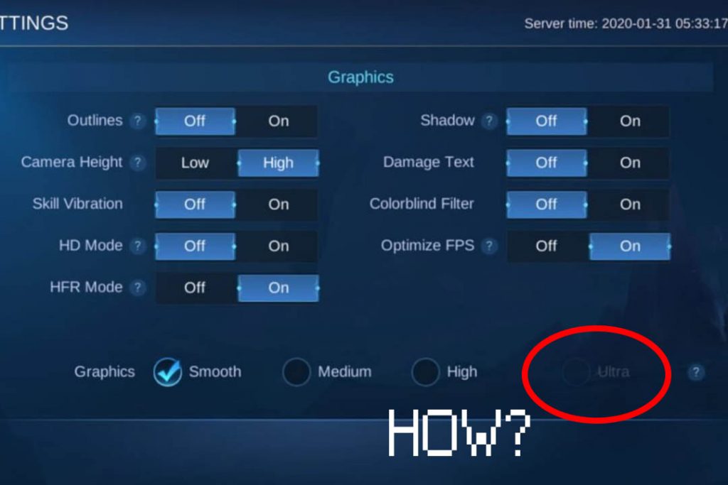 Cara Setting Graphic Mobile Legends Ultra - Esportsnesia