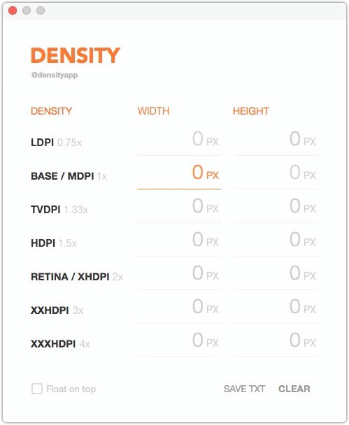 Density: A Pixel Calculator For Mac. Used By Google And Twitter ...