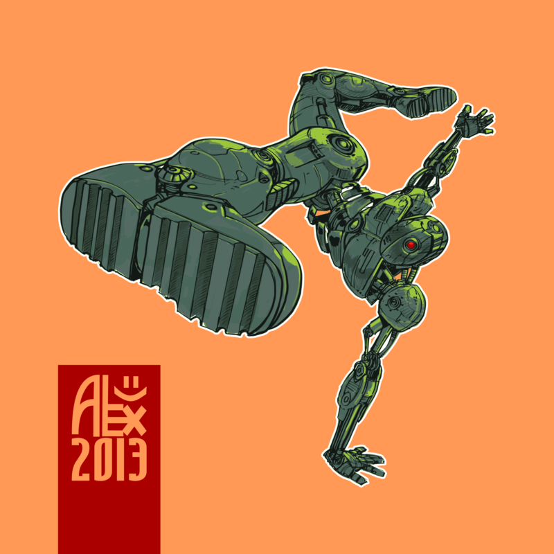 Illustration : Capoeira Cyborg under FUMUJ… + Big Up Mega2000 ;) – ALEX ...