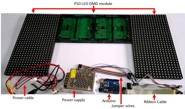 How to Make a Scrolling Text Display With Arduino - ETTRON