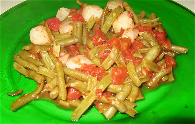 Fasolakia (Green Beans) | My Pegan Life
