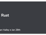 Hello Rust Evanhalley Dev Coding Is A Habit