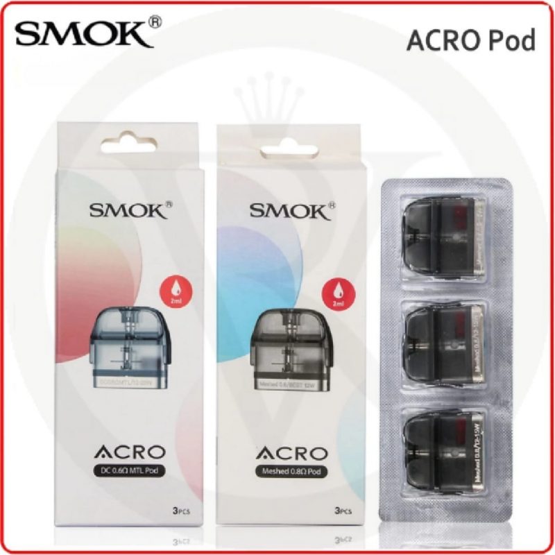 order buy smok acro replacement pods 2ml Refillable Pod 3pcs/pack.