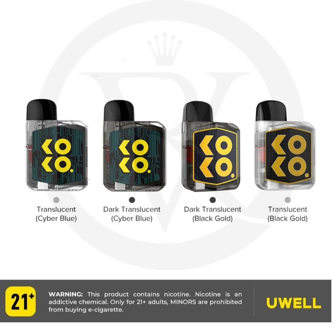 order uwell caliburn koko prime vision kit 690 mAh built-in