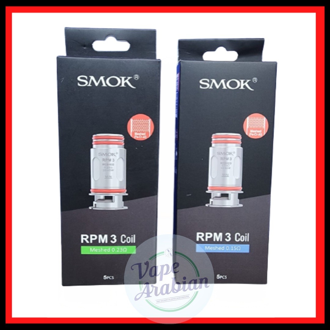 Best Buy Smok RPM 3 Replacement Coil 5pcs/pack In UAE -Evapecity