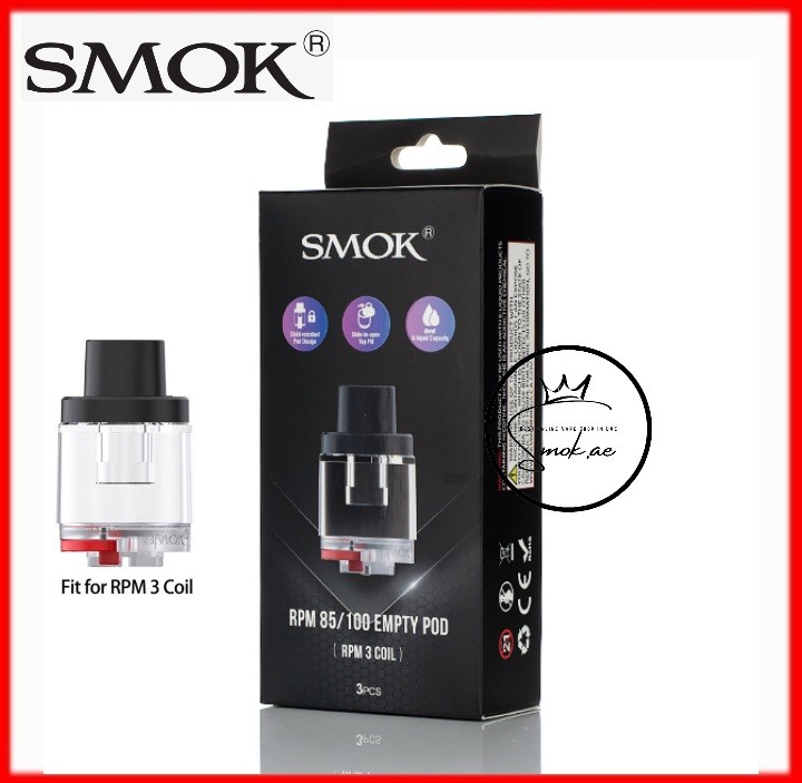 Buy Vape Smok RPM 85 and RPM 100 Empty Pods In UAE