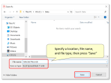 Selecting Data Records For The Mail Merge