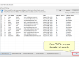 Selecting Data Records For The Mail Merge