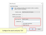 Selecting Data Records For The Mail Merge