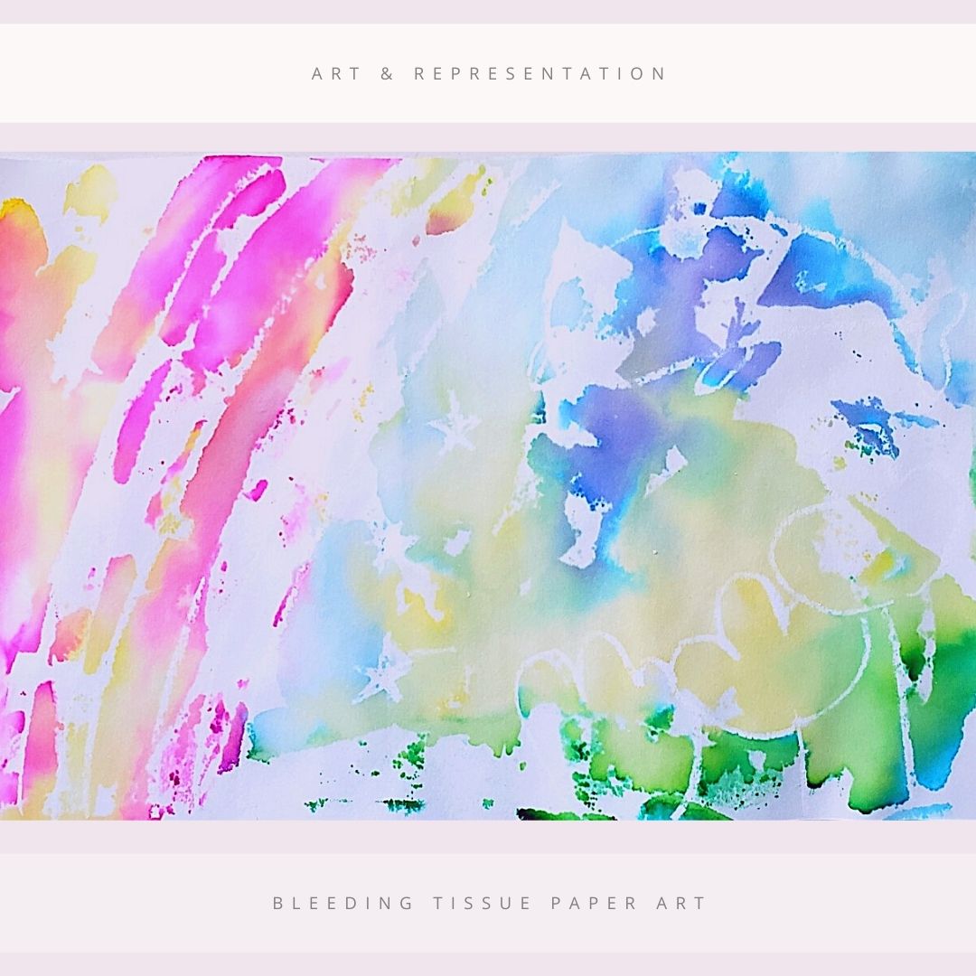 Drawing Dream - Bleeding Tissue Paper Art - Everyday Funday