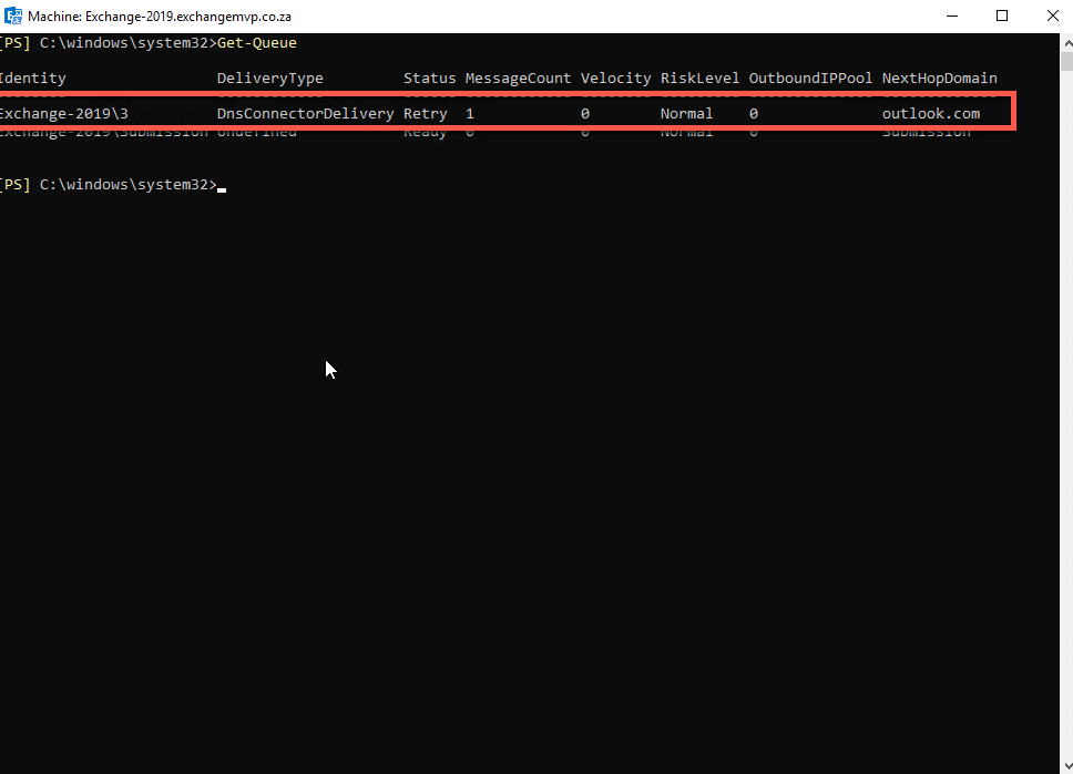 Exchange 2019 – Check a mail-queue that is giving an error with ...