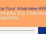 Complex Sql Interview Questions