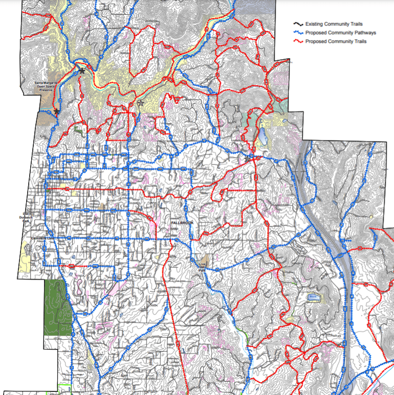 Trails and paths coming to Fallbrook … very slowly – Everything ...